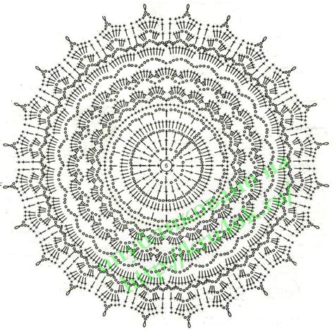 Салфетка тесла крючком схема 83 фото