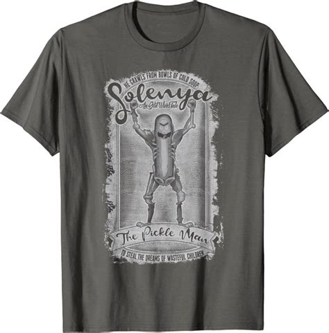 Rick And Morty Solenya The Pickle Man Graphic T Shirt Rick And Morty Shop