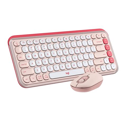 Logitech Pop Icon Combo Compact Tkl Bluetooth Keyboard And Mouse Bundle