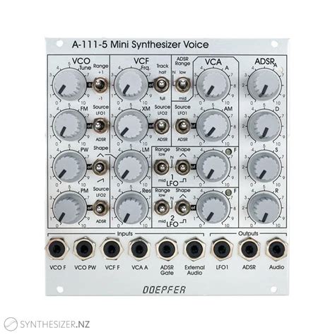 Envelope Synthesizer New Zealand