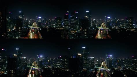 城市夜晚灯光建筑高楼交通车流3840x2160高清视频素材下载编号26629287实拍视频光厂vj师网