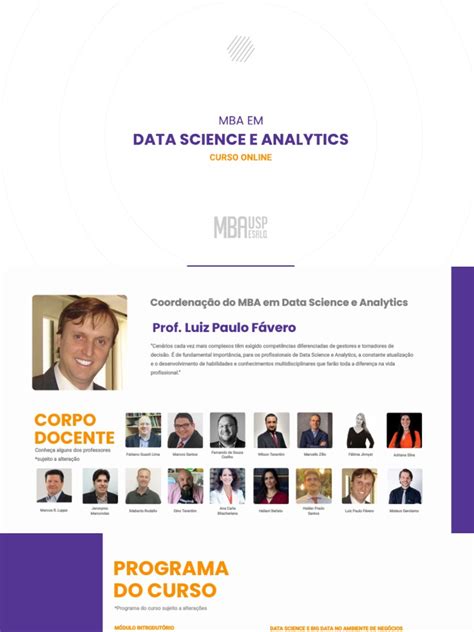 Programa Do Curso Data Science E Analytics Pdf