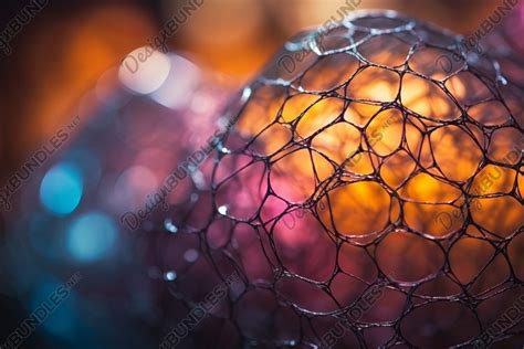 Threads Are Woven Into A Complex Mesh Structure 3001186