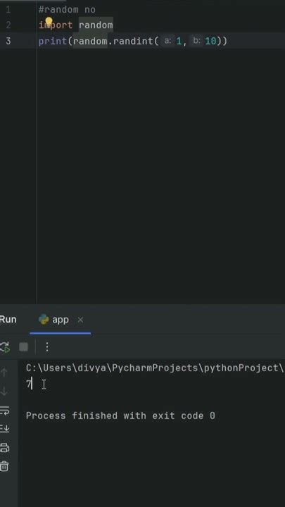 How To Print Random Numbers Random Numberspython Shorts Trending Coding Youtube