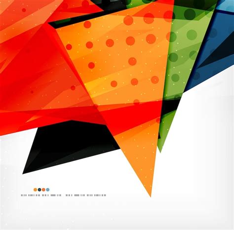 Premium Vector Modern 3d Glossy Overlapping Triangles