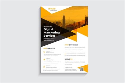 현대 비즈니스 전단지 및 배너 템플릿 프리미엄 프리미엄 벡터