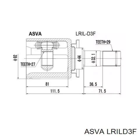 Lr072069 Land Rover привод передний левый