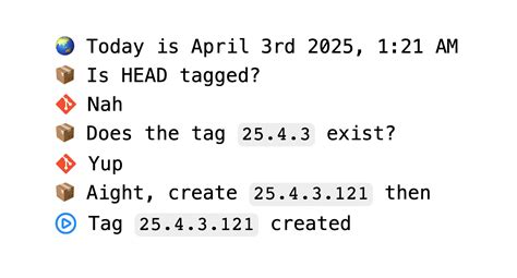 github fregante daily version action creates a new tag using the format y m d but only if