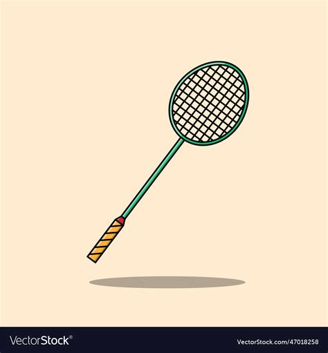 Badminton Racket Royalty Free Vector Image Vectorstock Badminton Racket Royalty Free Vector Image Vectorstock