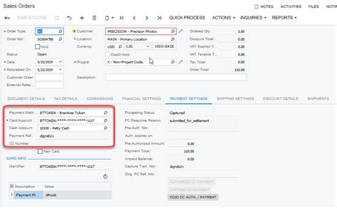 Braintree Credit Card Processing Integration Marketplace Acumatica