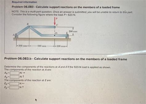 Solved Required Information Problem 06 083 Calculate