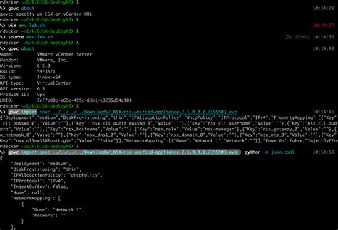 Ovaovf Deployment Using Govc Cli · Romain Decker