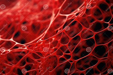 A Visual Composition Inspired By The Microscopic Realm Where Lines And Shapes Mimic Cellular