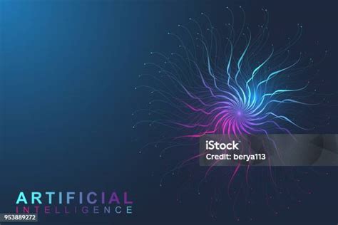 인공 지능입니다 인공 지능과 기계 학습 개념 벡터 기호 Ai입니다 신경 네트워크와 다른 현대 기술 개념 기술 공상 과학 개념 로고에 대한 스톡 벡터 아트 및 기타 이미지