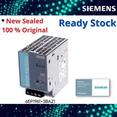 Jual Siemens 6ep1961 3ba21 Sitop Pse202u Redundancy Module Kab