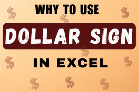 Excelsirji Why Use Dollar Sign In Excel Formula