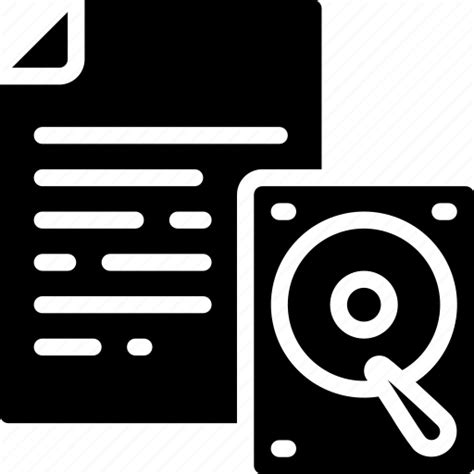 Backup Document Documentation Files Hard Drive Note Icon
