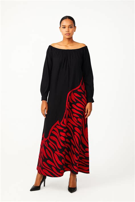 Jasmine Lotus Batik Designer Dress For Women