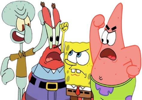 Spongebob And Friends Shouting Vector By Mrtoonlover83 On Deviantart