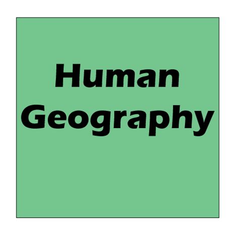 Human Geography Idaho Ap Summer Institute