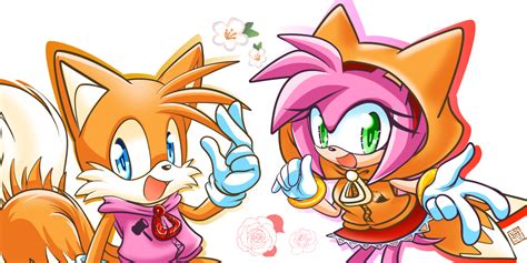 Tails And Amy By Alisa006 On Deviantart