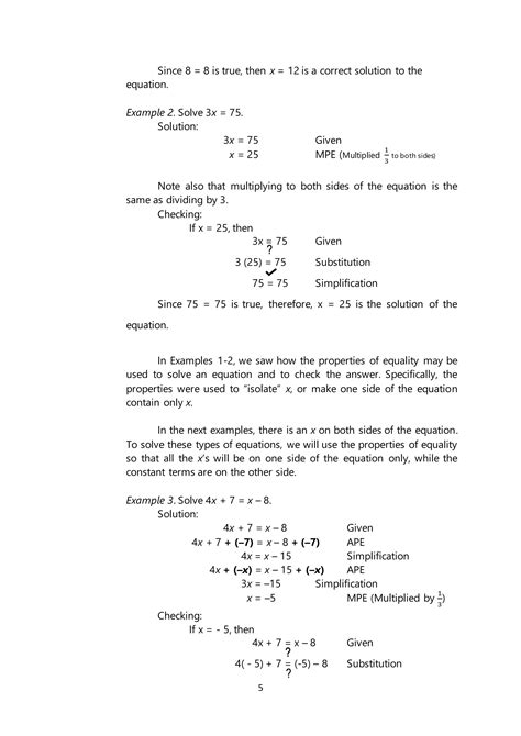 Contextualized Lesson Plan In Math 7 Linear Equation In One Variable Docx