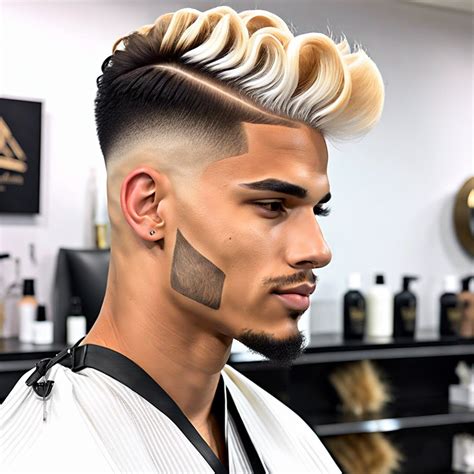 15 Creative Ideas For A Stylish V Fade Haircut Burst Of Style