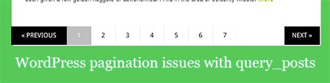 Fix Wordpress Pagination Problems When Used With Query Posts Xcellence IT