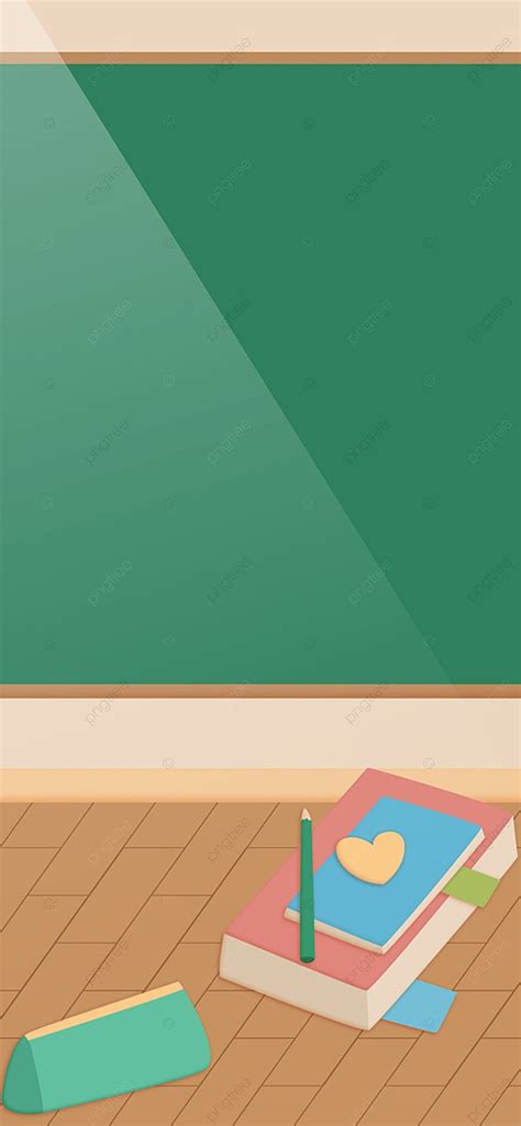 Hand Drawn Tutorial Class Blackboard Teaching Background Cartoon