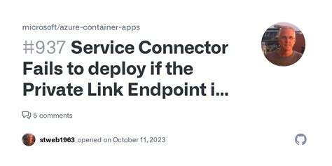 Service Connector Fails To Deploy If The Private Link Endpoint Is In A Dedicated Vnetsubnet