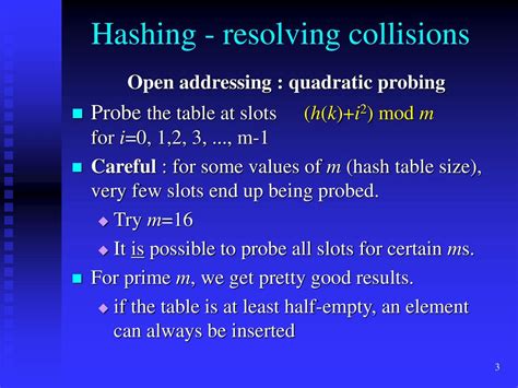Hashing Resolving Collisions Ppt Download