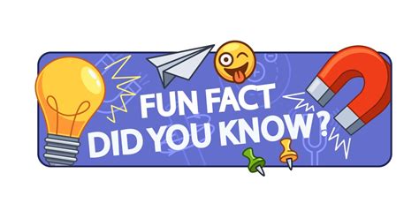 Interesting Facts Clipart Fun Fact Vector Images Depositphotos