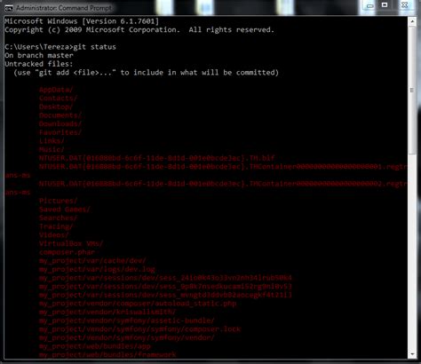 Github On Git Status Im Getting The Subfolders Of The Main Folder I