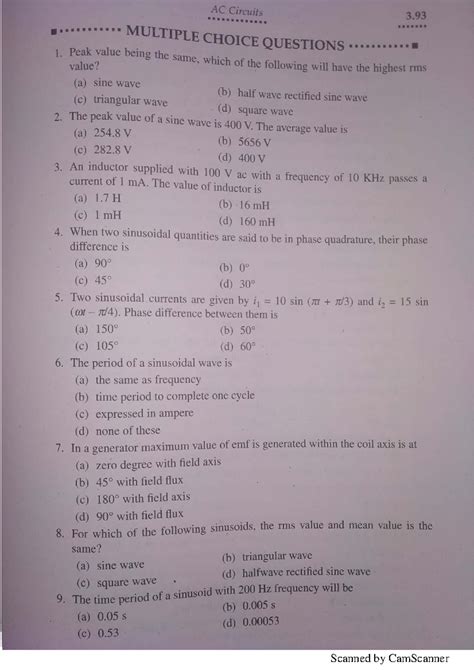 AC Circuit Basic Electrical Engineering Lab Studocu