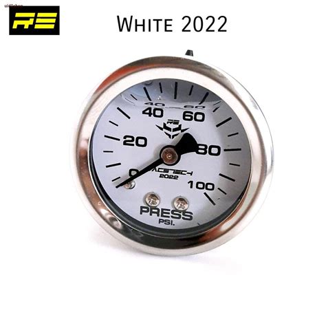 พร้อมส่งเกจวัดแรงดันน้ำมันเชื้อเพลิงหน้าน้ำมัน วัดแรงดันปั้มติ๊ก 0 100psiแบรนด์เรซเทค Uid1shop