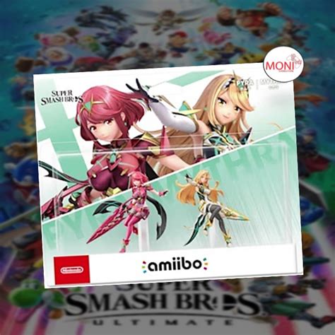 Amiibo Figure Super Smash Bros Series Pyra Mythra Xenoblade Nintendo Switch Shopee Thailand