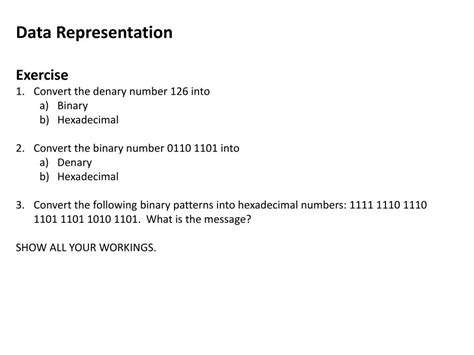 PPT Data Representation Hexadecimal PowerPoint Presentation Free Download ID 5811818