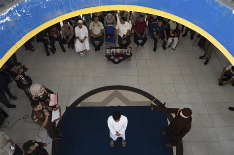 2 Men Were Publicly Caned For Having Sex With Each Other In Indonesias Conservative Aceh