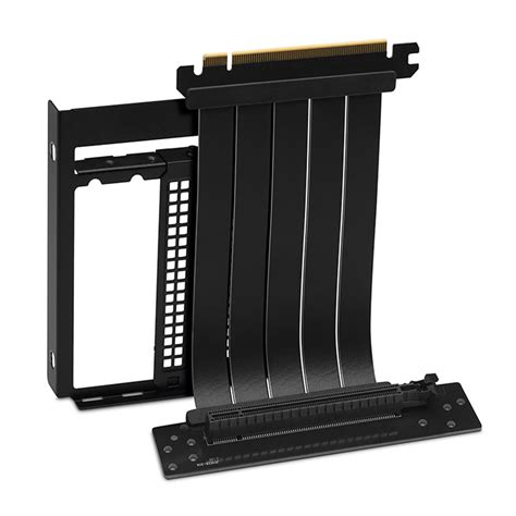 Merlinhardver DeepCool függőleges grafikuskártya tartó PCIe 4 0 riser kábellel R VERTICAL GPU