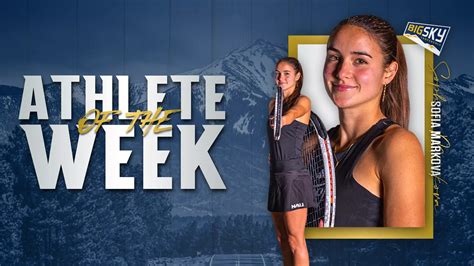 Sofia Markova Earns Naus First Big Sky Player Of The Week Award In