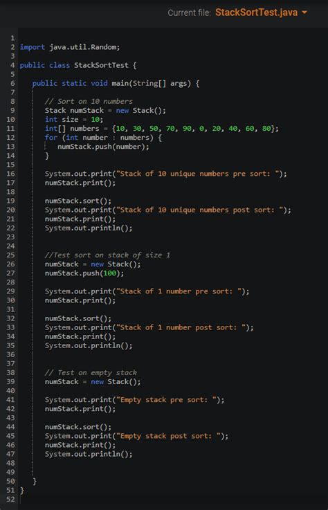 Solved 172 Problem 2 Add A Method To Our Stack Code From