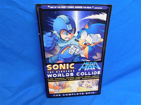 Sonic The Hedgehog Mega Man Worlds Collide Complete Epic Manga Sega