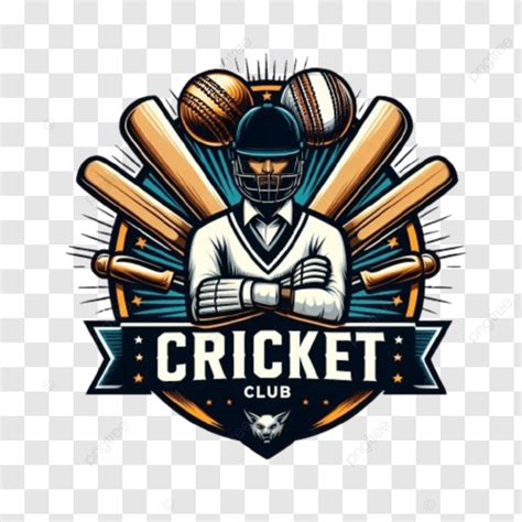 투명한 배경으로 구성된 크리켓 선수 로고 디자인 스포츠 크리켓 맨 피 Png 일러스트 및 이미지 에 대한 무료 다운로드