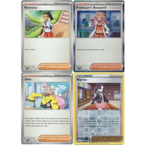 Genuine Pokemon Tcg Card Supporter 1 Random Card Can Glitter Holo