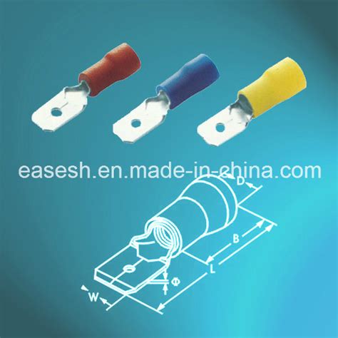 Solderless Insulated Male Tab Connectors China Male Tab Terminals And Crimp Terminals