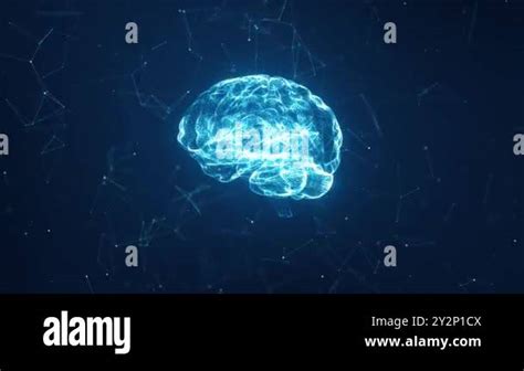 Technology Artificial Intelligence Ai Brain Animation Digital Data