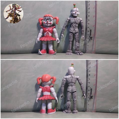 Jual Fnaf Five Night At Freddys Sister And Ennard Clown Figure Set