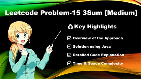 Leetcode Problem 15 3sum Medium Java Zeeshan Adil