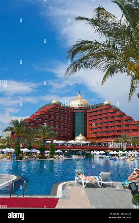 Delphin Palace Hotel On Antalya Beach Turkish Riviera Turkey Stock