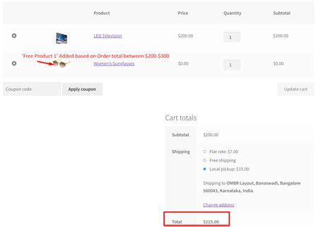 How To Add Bogo Buy One Get One Ts Based On Order Total Range In Woocommerce Tyche Softwares